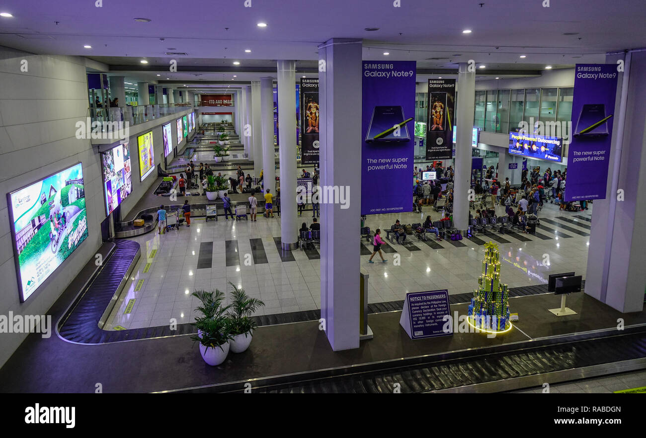 Manila, Philippines - Dec 4, 2018. Interior of Ninoy Aquino ...