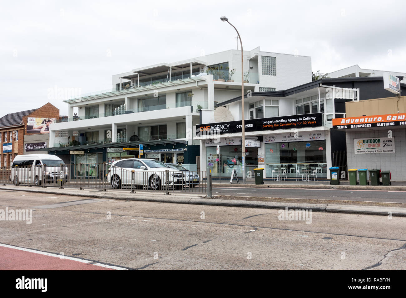 Collaroy shops on Pittwater Road,Sydney Australia Stock Photo - Alamy