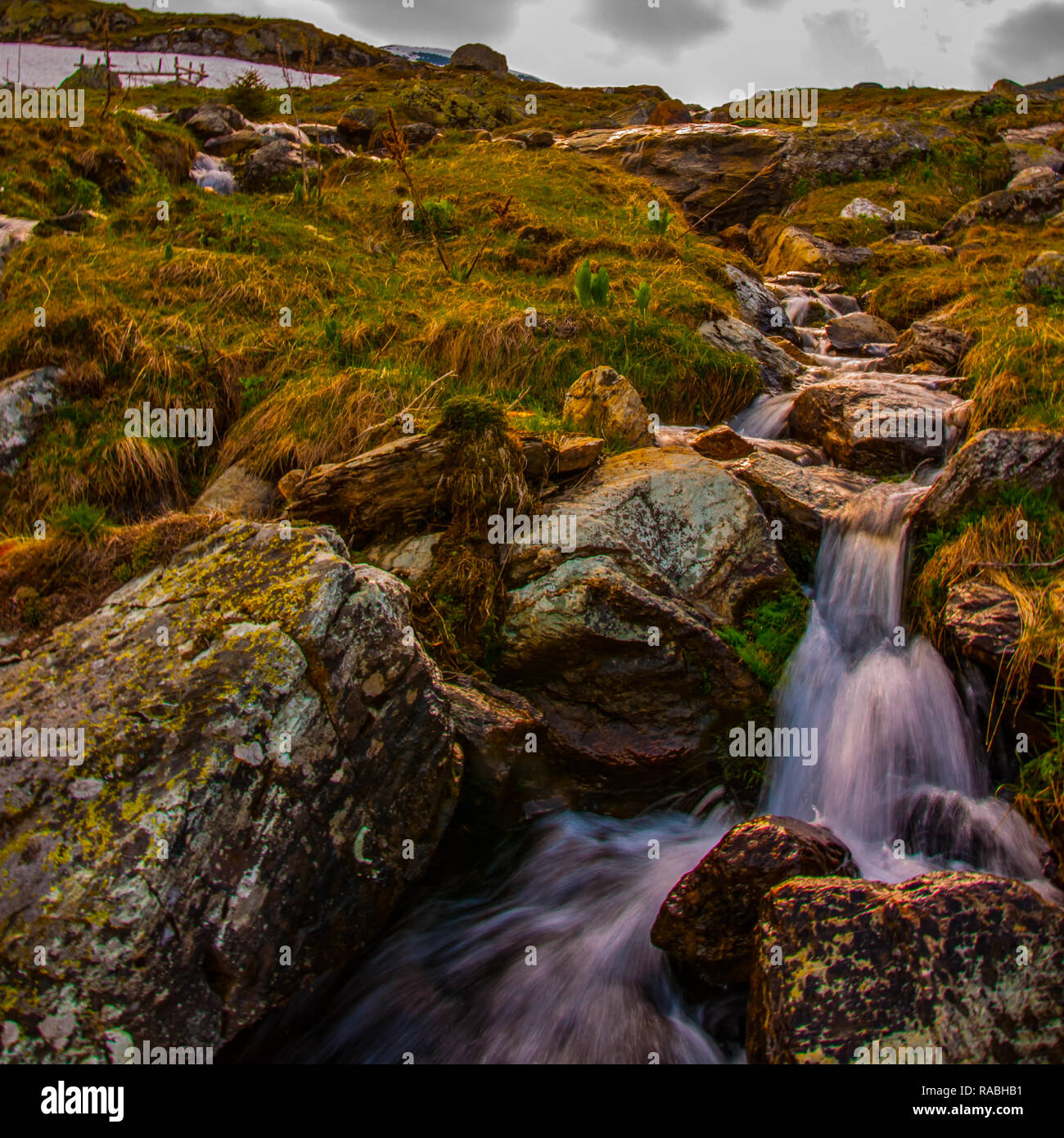 Mountain stream natural landscape at Vranica in Bosnia and Herzegovina ...