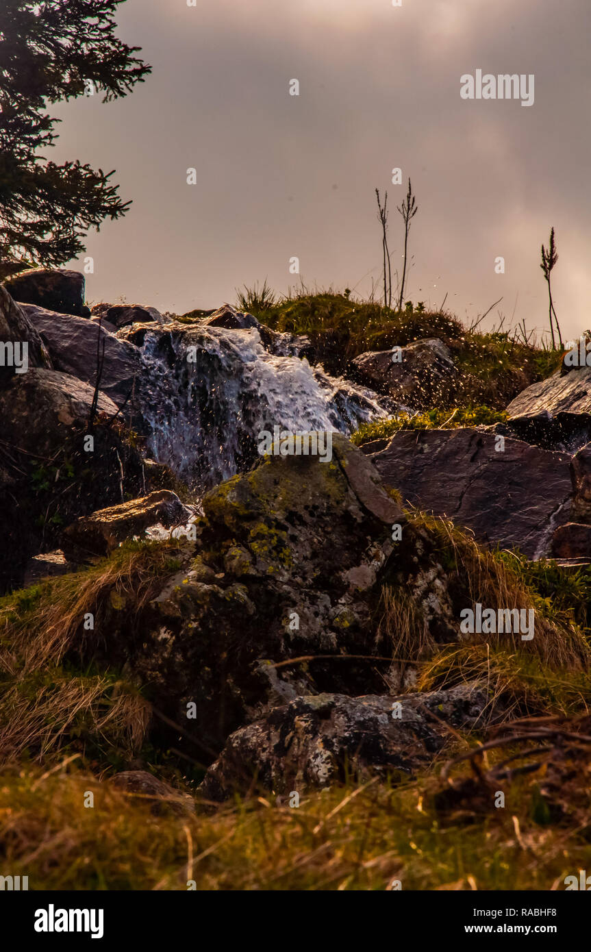 Mountain stream natural landscape at Vranica in Bosnia and Herzegovina ...