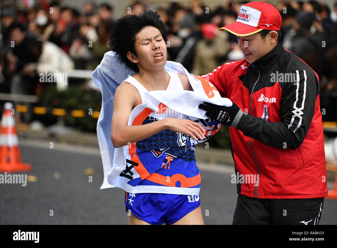 Tokyo, Japan. 3rd Jan, 2019. Shota Nakagawa () Athletics : The 95th Hakone Ekiden, Tokyo-Hakone ...