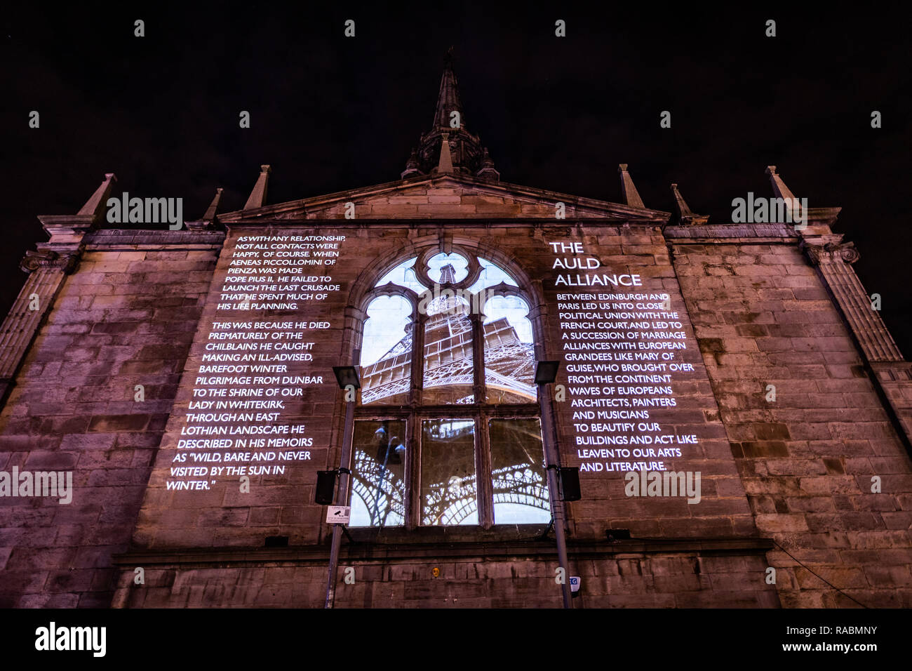 Projections onto buildings hi-res stock photography and images - Alamy