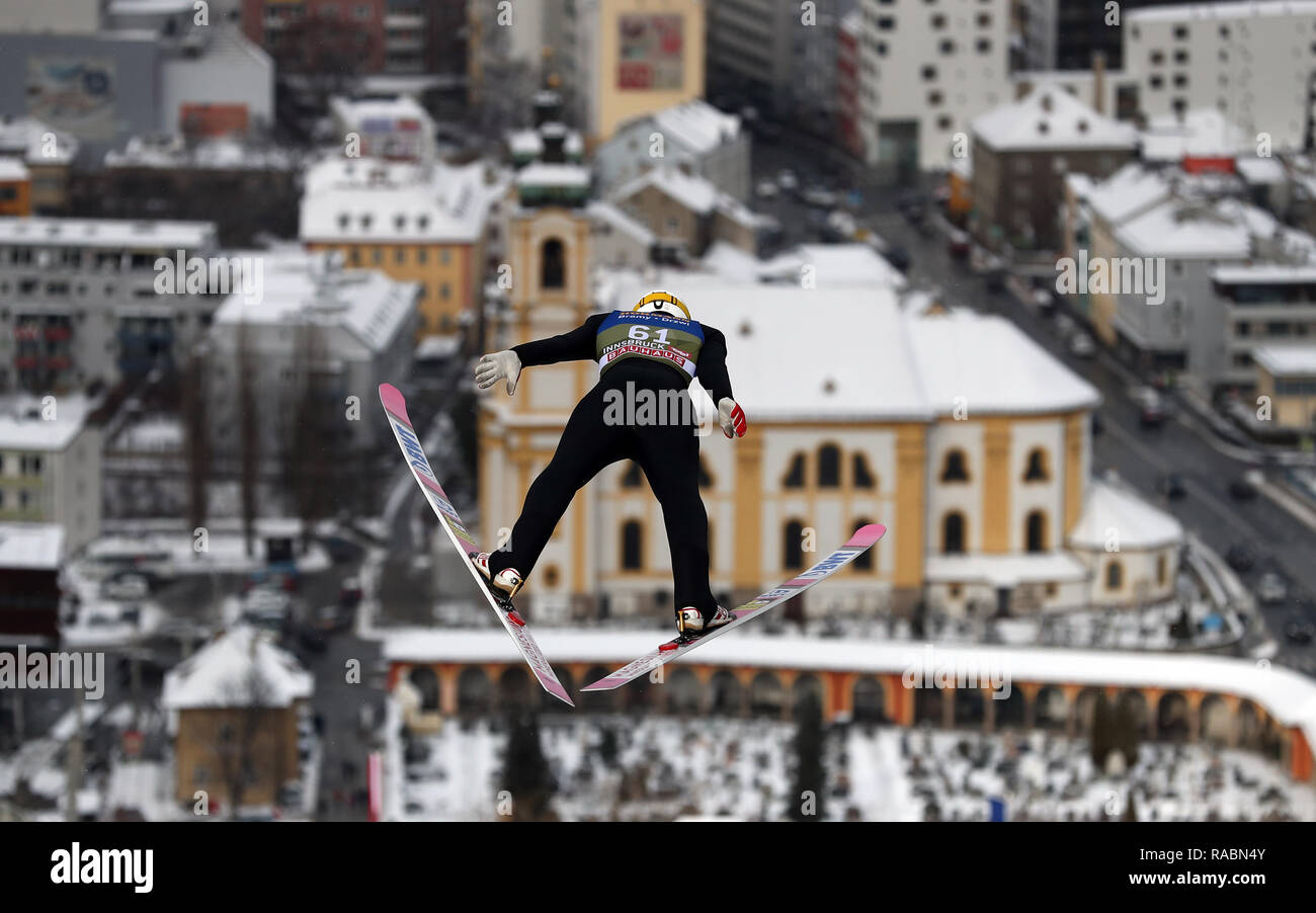 Innsbruck, Austria. 03rd Jan, 2019. Nordic skiing/ski jumping: World ...