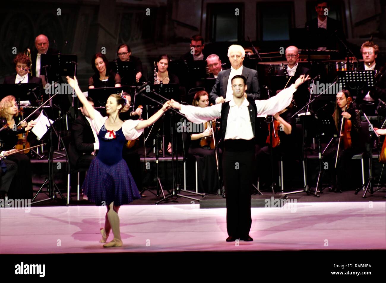 Athens, Greece. 3rd Jan, 2019. Ballet dancers are seen performing ...