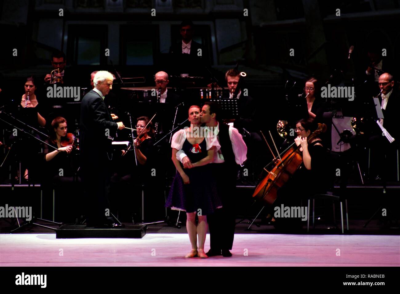 Athens, Greece. 3rd Jan, 2019. Ballet dancers are seen performing ...