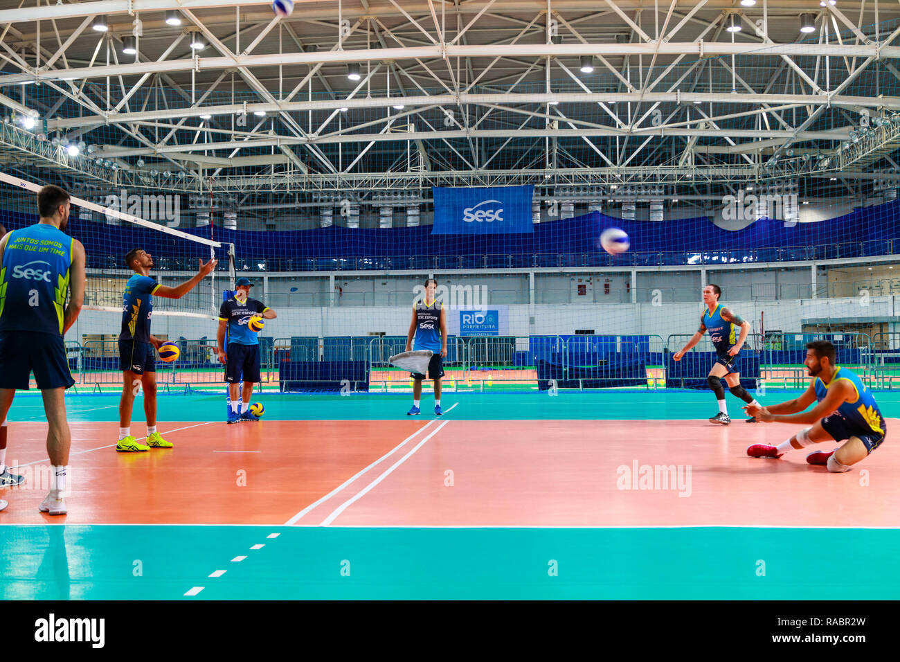 Rio De Janeiro, Brazil. 03rd Jan, 2019. RJ holds their first training ...