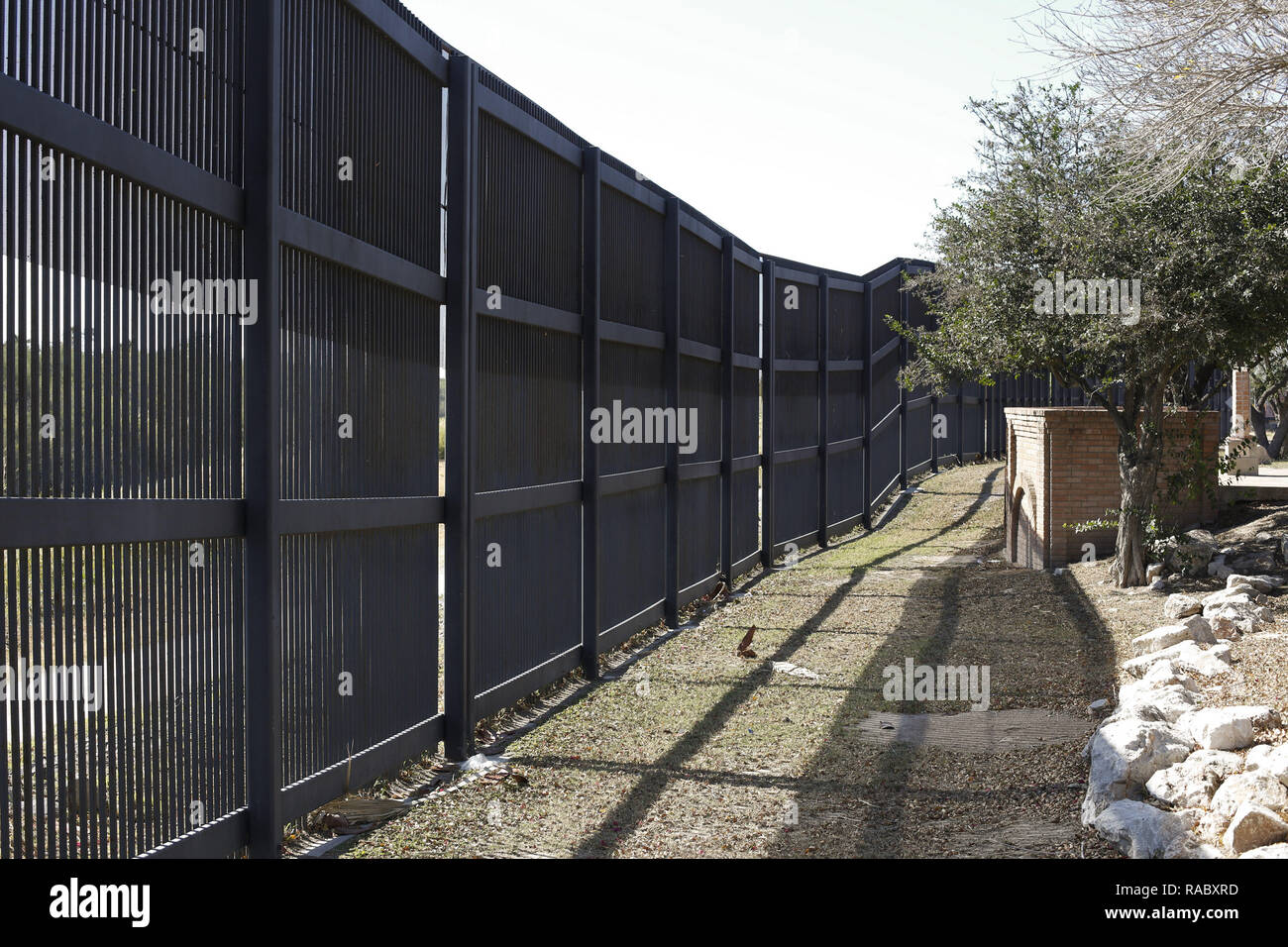 Brownsville texas border fence hi-res stock photography and images - Alamy