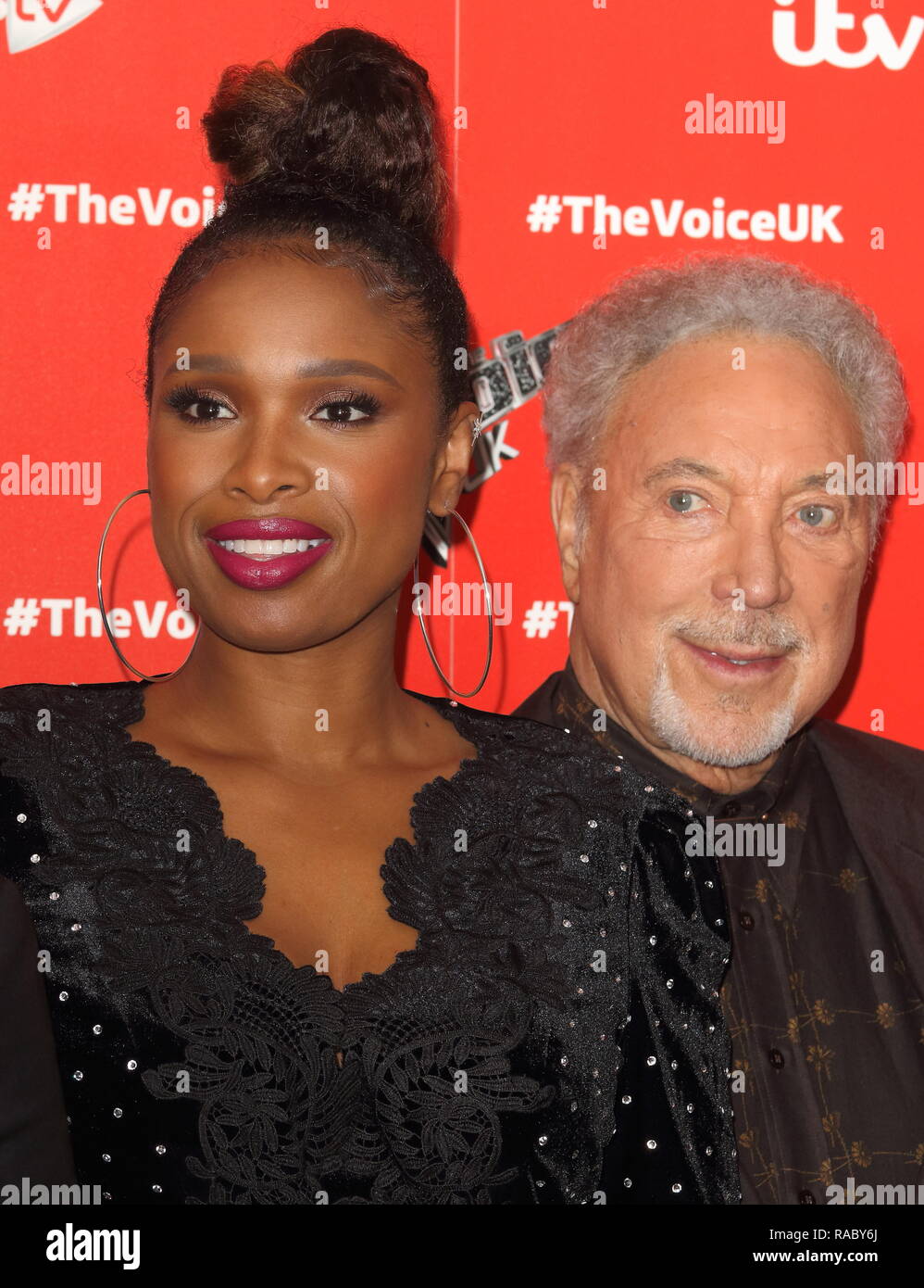 Jennifer Hudson And Sir Tom Jones At The Voice Uk Tv Show Launch In W