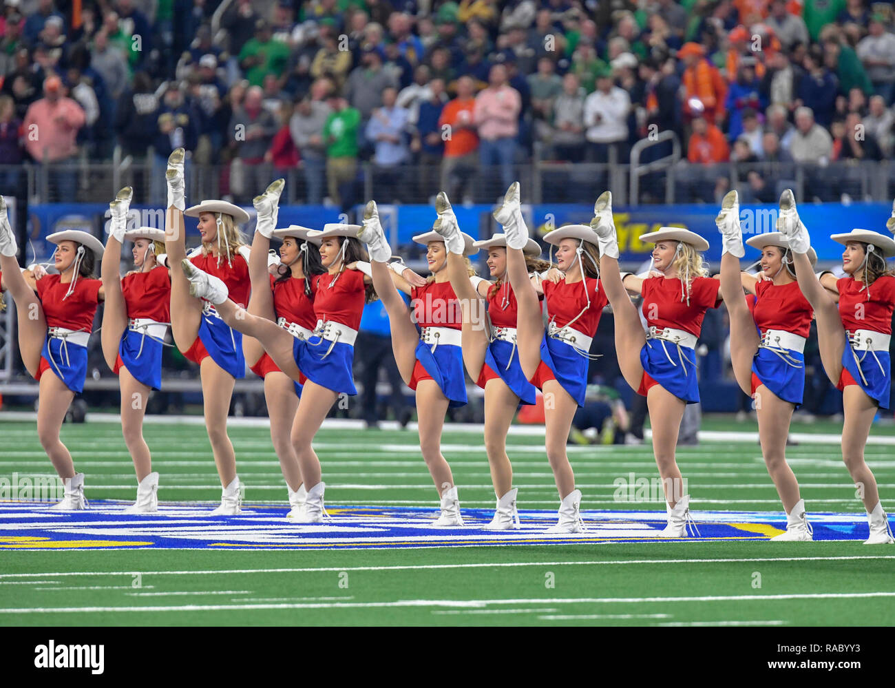 December 29, 2018: The Kilgore Rangerettes perform before the NCAA ...
