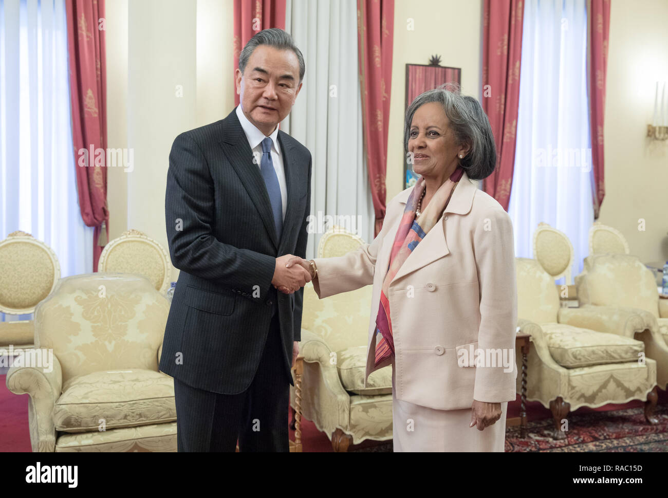 Ethiopian president sahle work zewde hi-res stock photography and ...