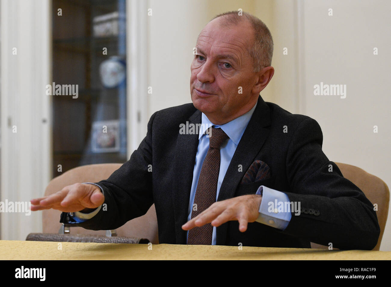 Czech Ambassador to London Libor Secka gives an interview on the Brexit ...