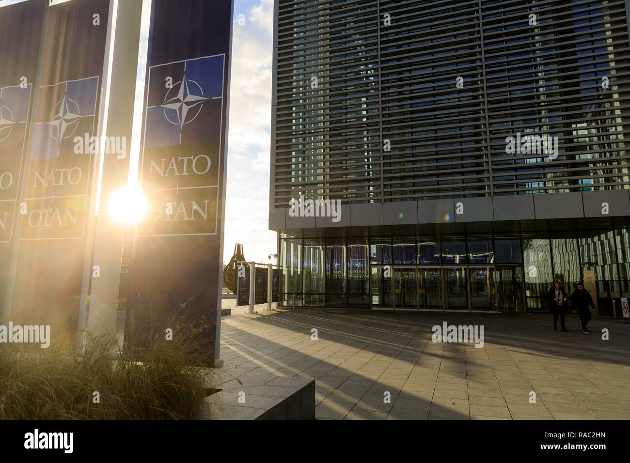 19 December 2018, Belgium, Brüssel: Nato headquarters. Photo: Thierry ...