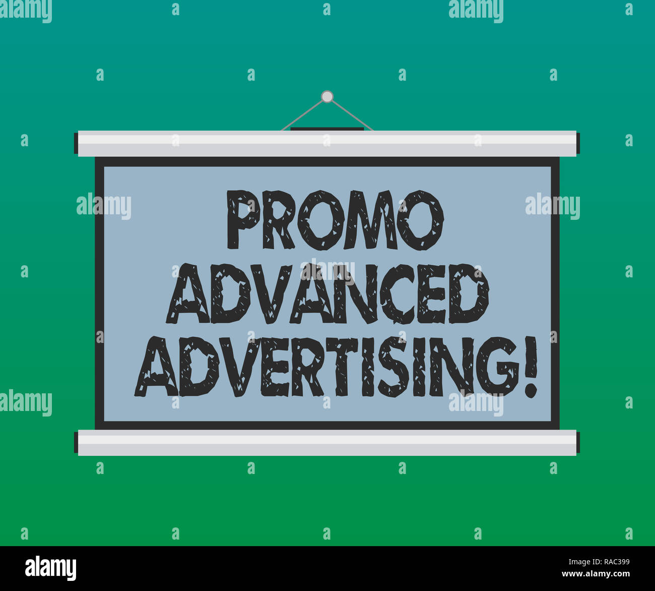Handwriting text Promo Advanced Advertising. Concept meaning inform ...