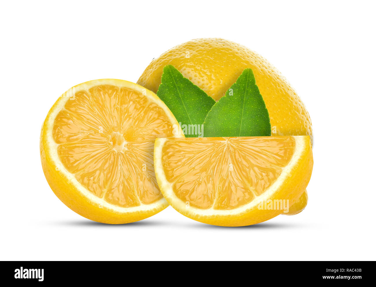 lemon isolated on white background Stock Photo - Alamy