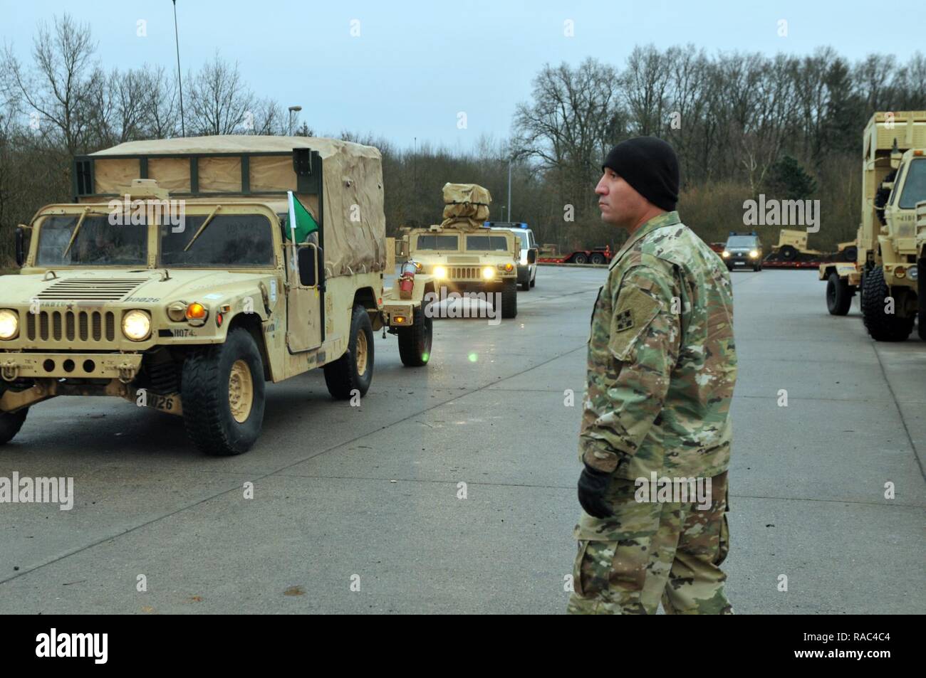 BERGEN-HOHNE, Germany-- 1st Sgt. Ernest Ramirez, senior noncommissioned ...