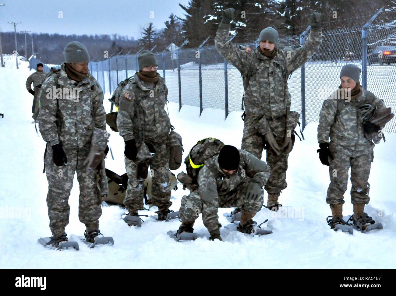 Soldiers from the 10th Headquarters and Special Troops Battalion ...