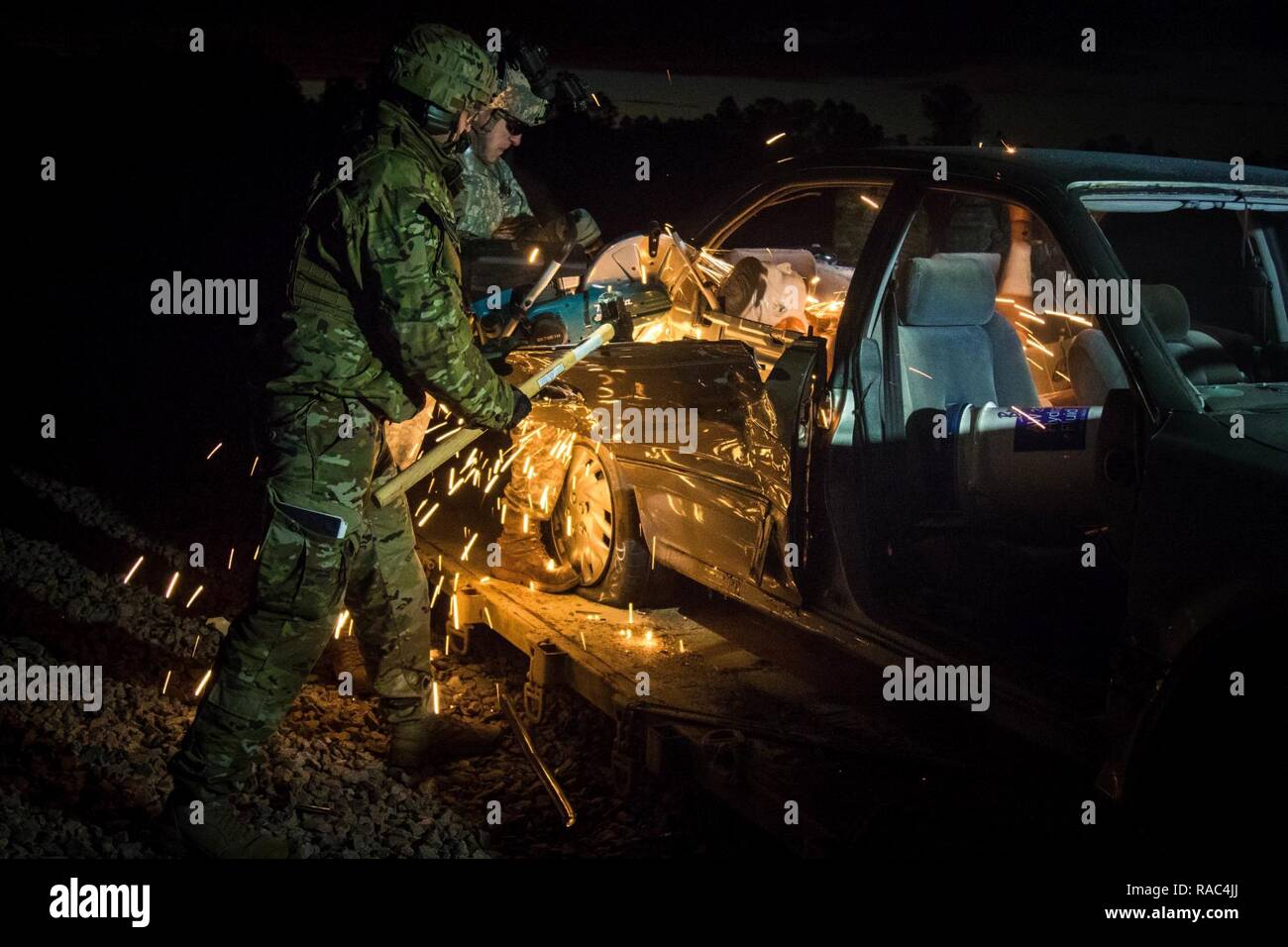 Downed aircraft recovery team hi-res stock photography and images - Alamy