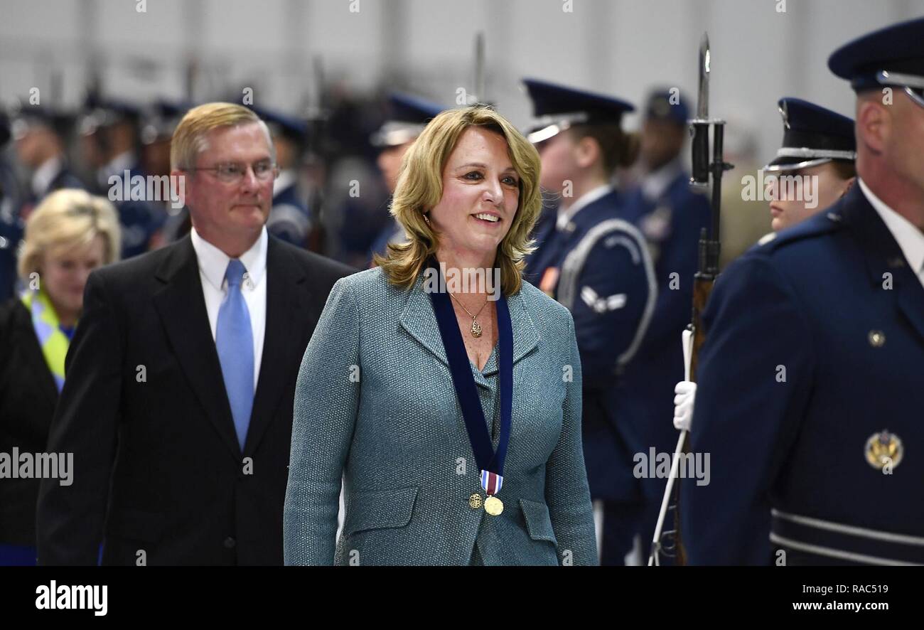 Secretary of the Air Force Deborah Lee James and her husband, Frank ...