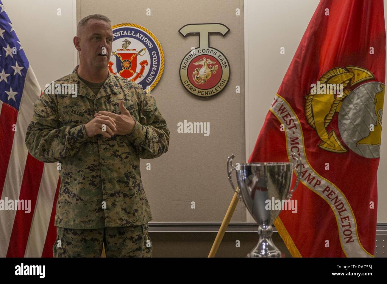 U.S. Marine Corps Brig. Gen. Kevin J. Killea, commanding general ...