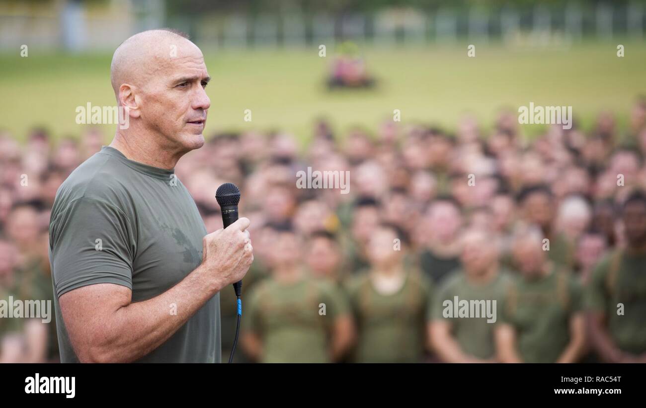 U.S. Marine Corps Maj. Gen. Richard L. Simcock II, commanding officer ...