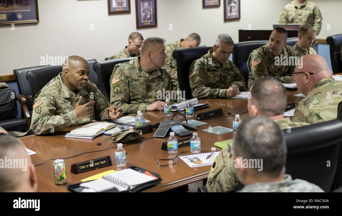 Lt. Gen. Stephen M. Twitty, Commanding General of the First Army met ...