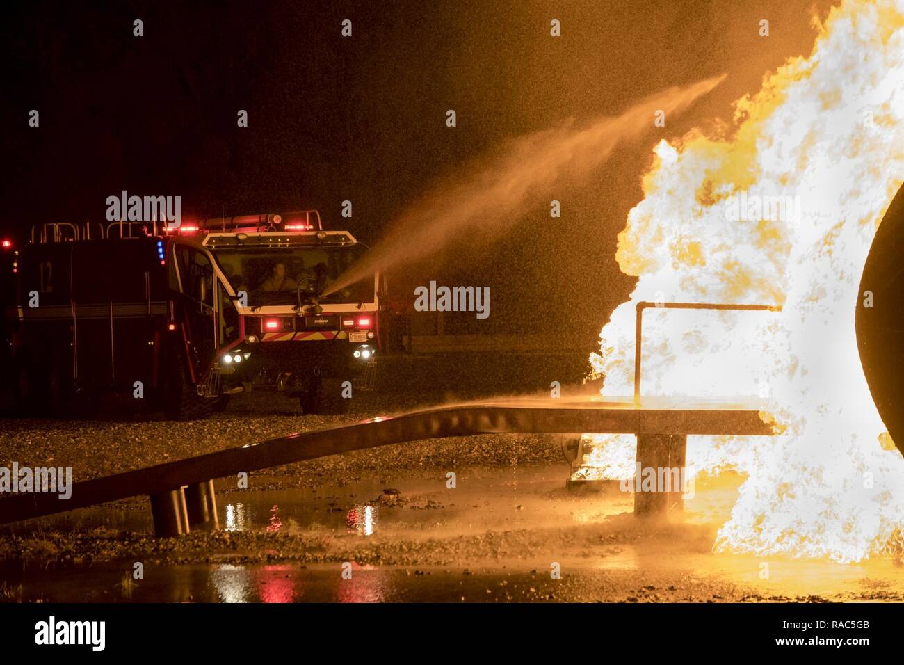 Aircraft rescue firefighter arff hi-res stock photography and images ...