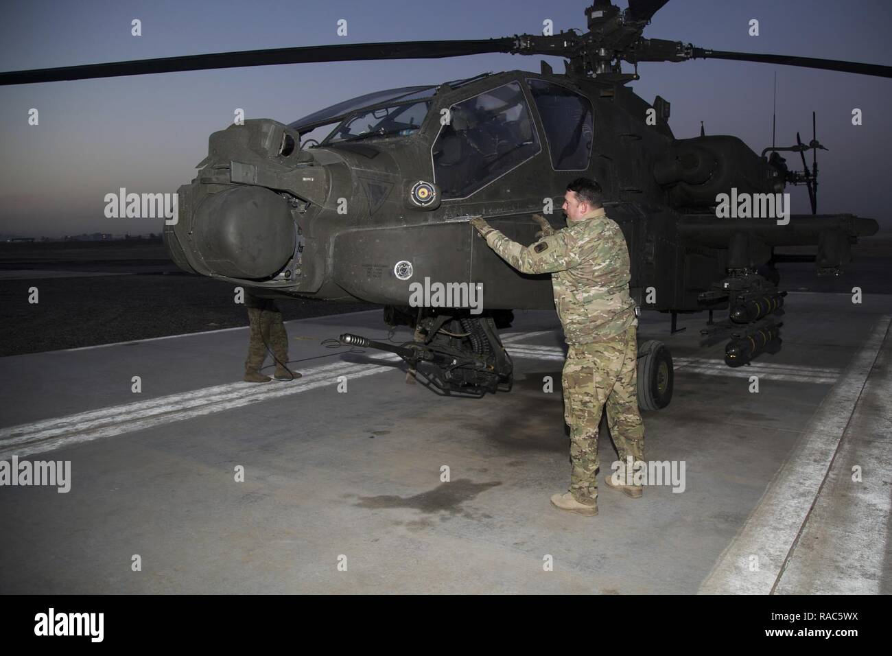 U.S. Army Chief Warrant Officer 3 Justin Collins from Bravo Troop, 4th ...