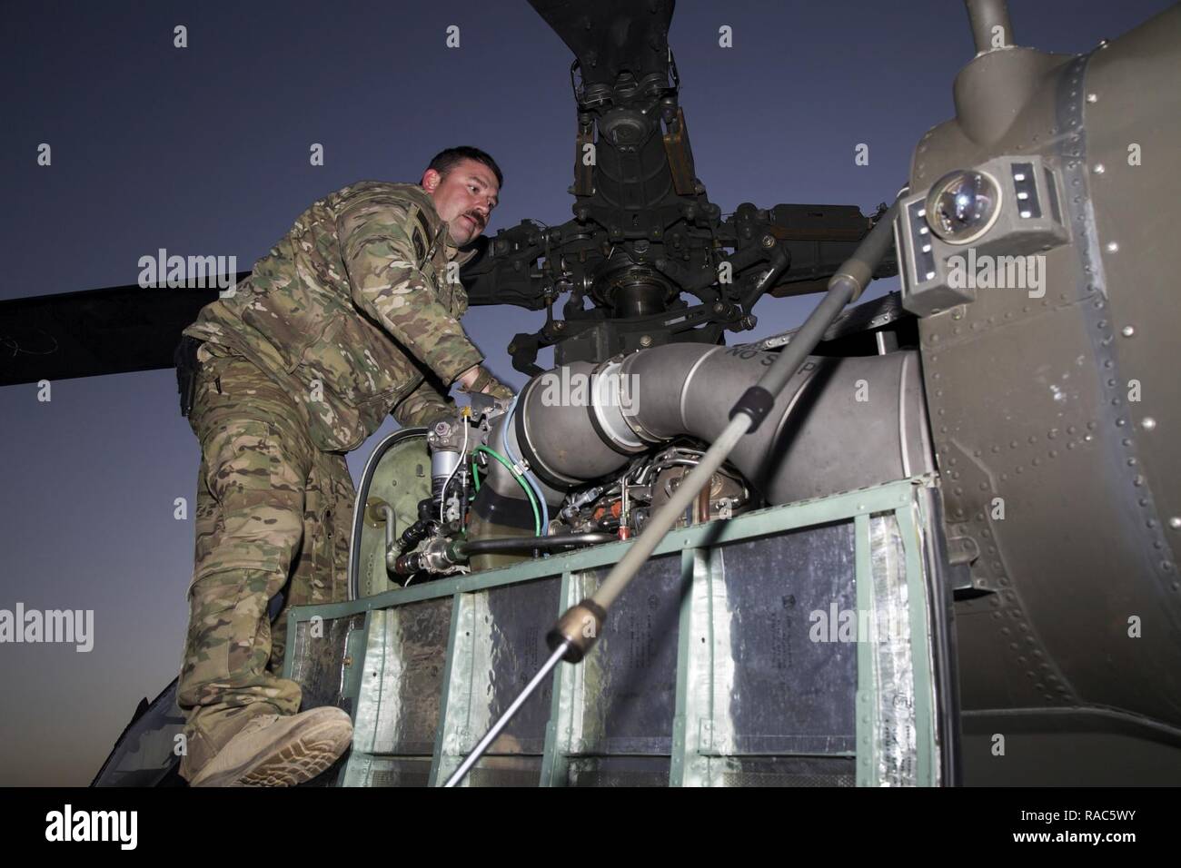 U.S. Army Chief Warrant Officer 3 Justin Collins from Bravo Troop, 4th ...