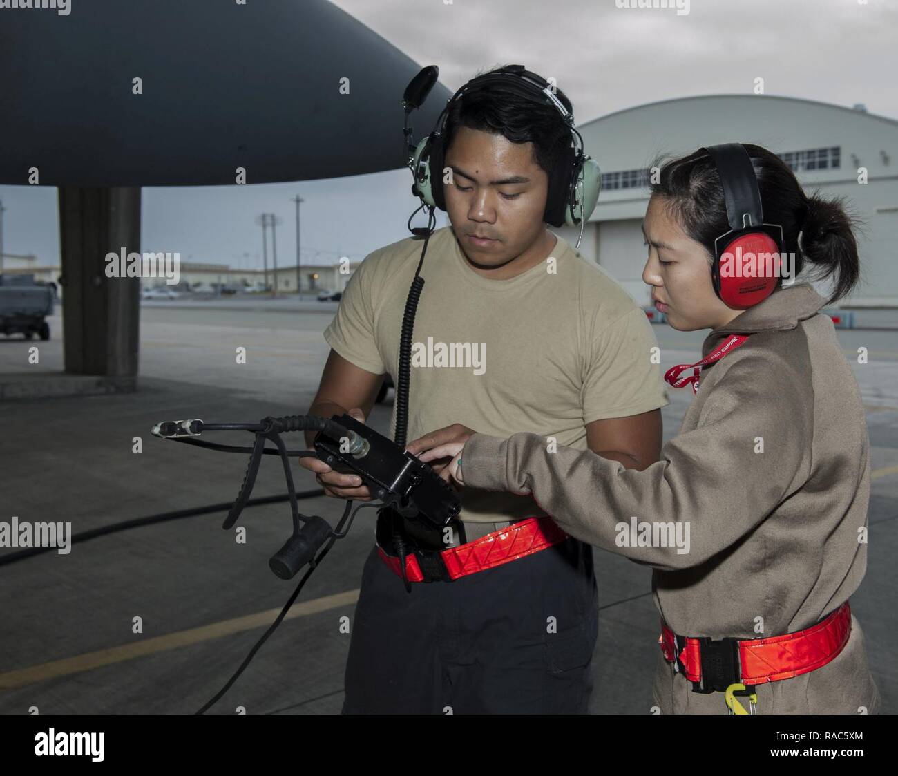 U.S. Air Force Staff Sgt. Kaleena Musumeci, 67th Aircraft Maintenance ...