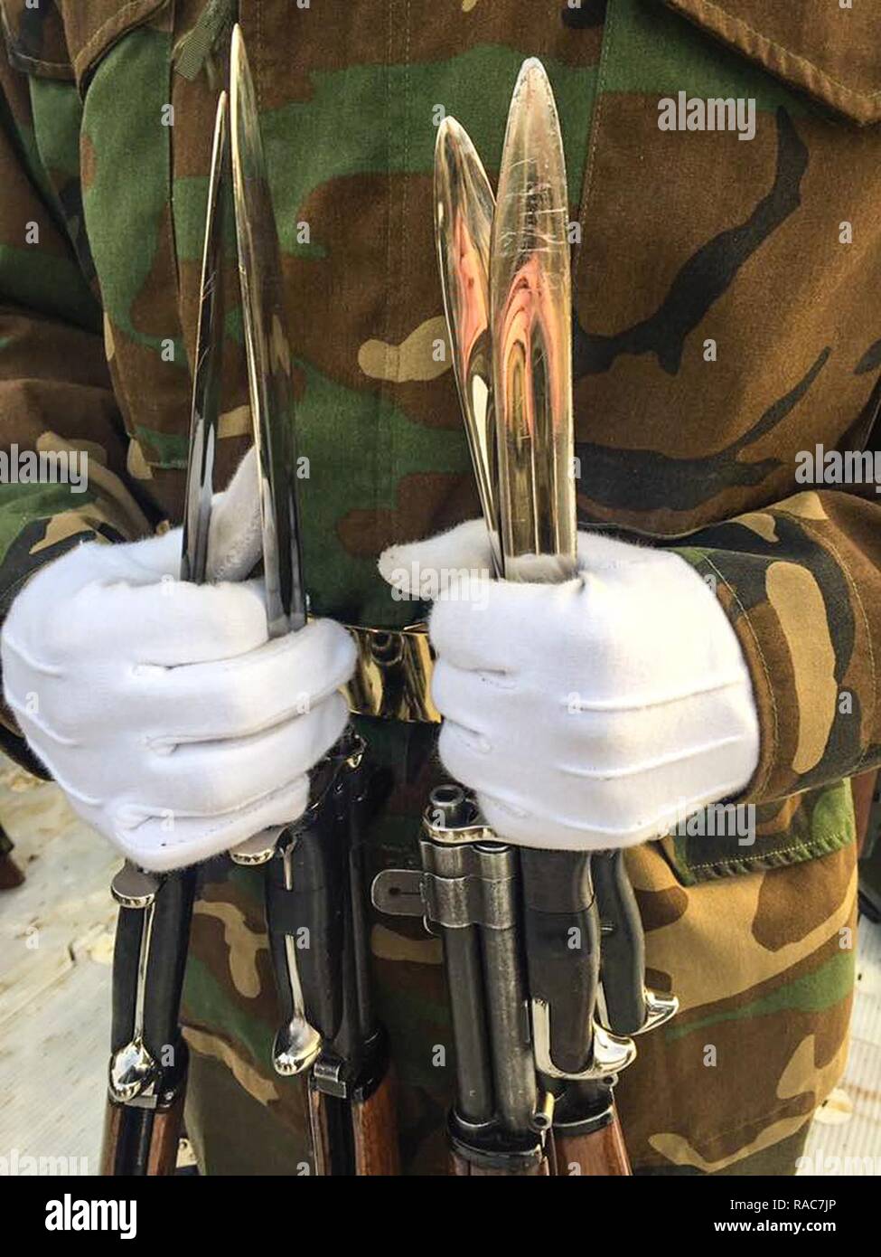 Navy fixed bayonets hi-res stock photography and images - Alamy