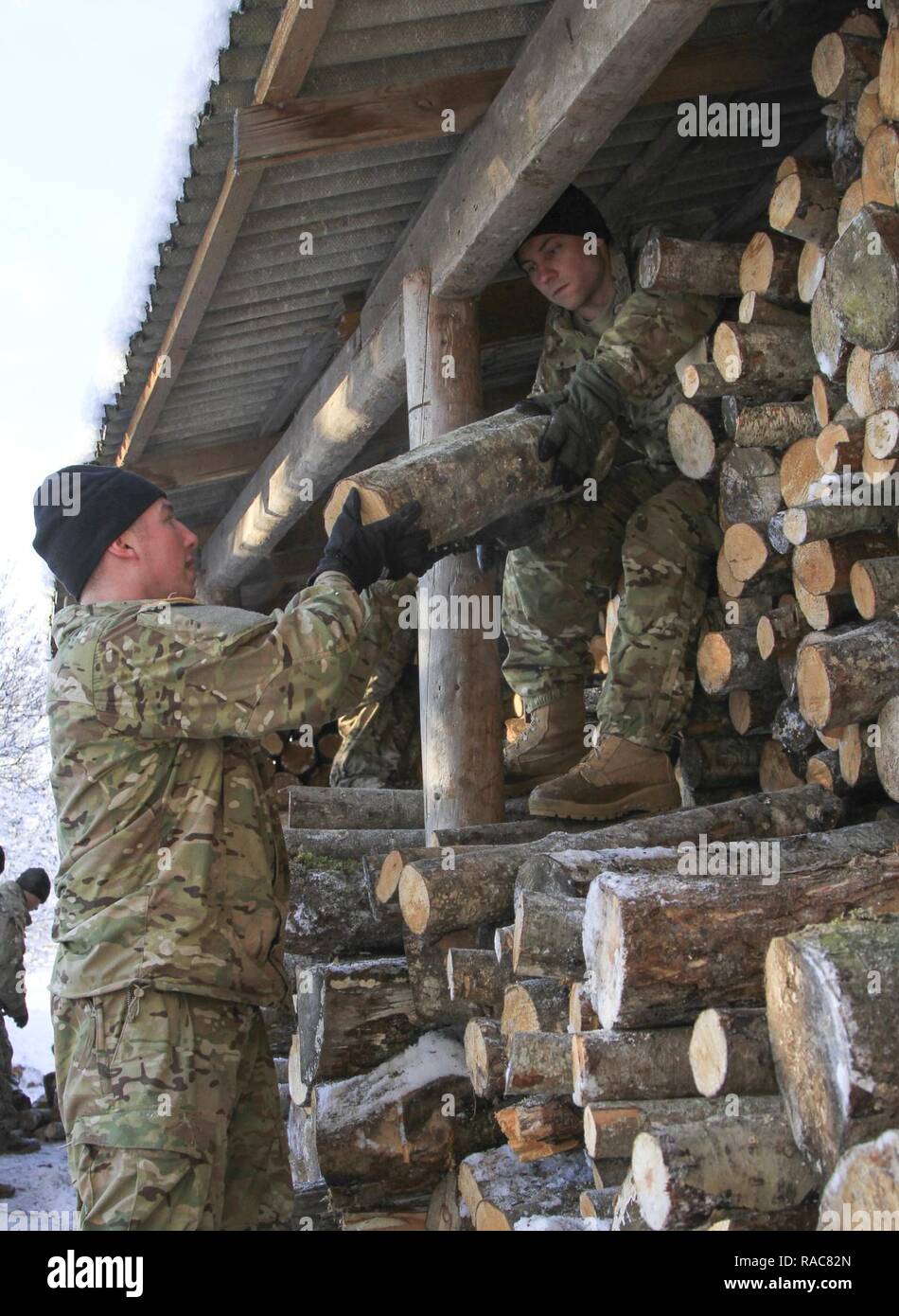CAMP ADAZI, Latvia – Spc. Sean Boer, Paratrooper, Chosen Company, 2nd ...