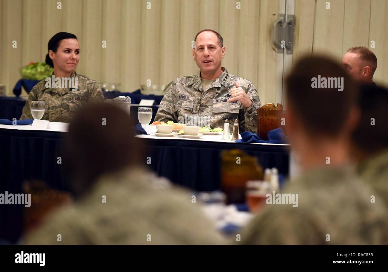 Lt. Gen. Lee Levy, Air Force Sustainment Center commander, speaks at ...