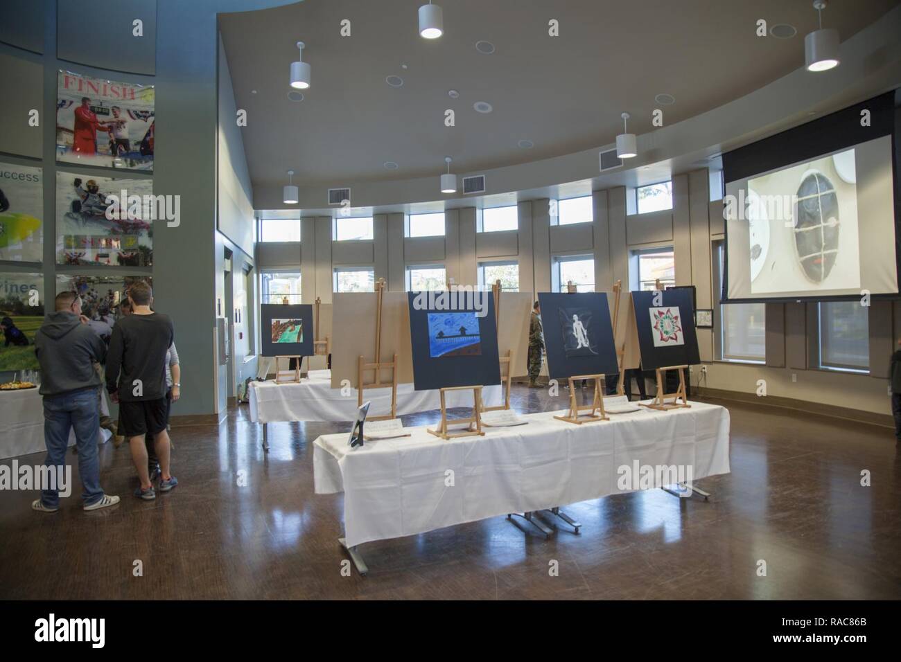 U.S. Marines and Sailors with Wounded Warrior Battalion West (WWBN-West ...