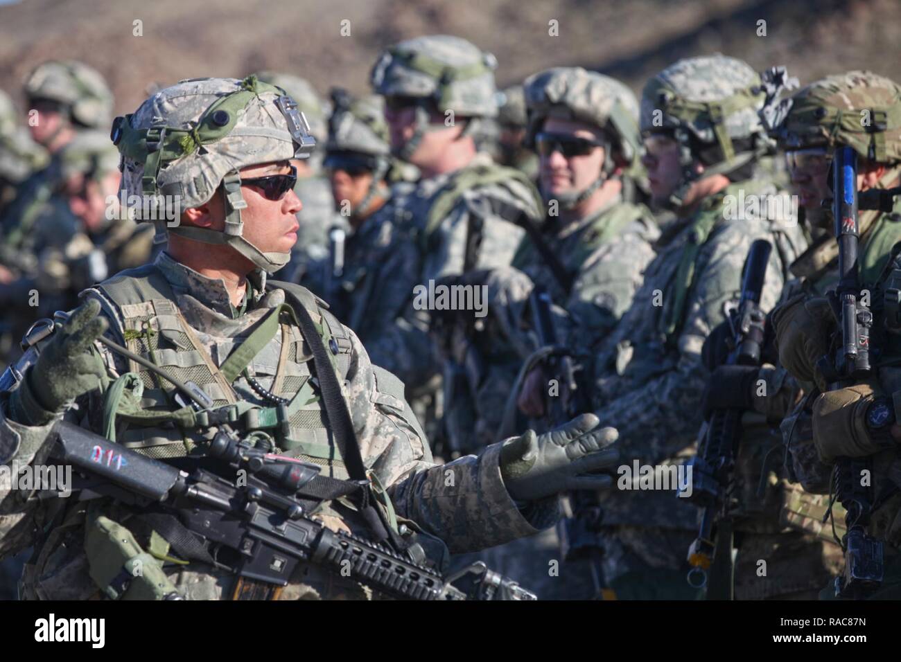US. Army Soldier from 1st Stryker Brigade Combat Team, 25th Infantry ...