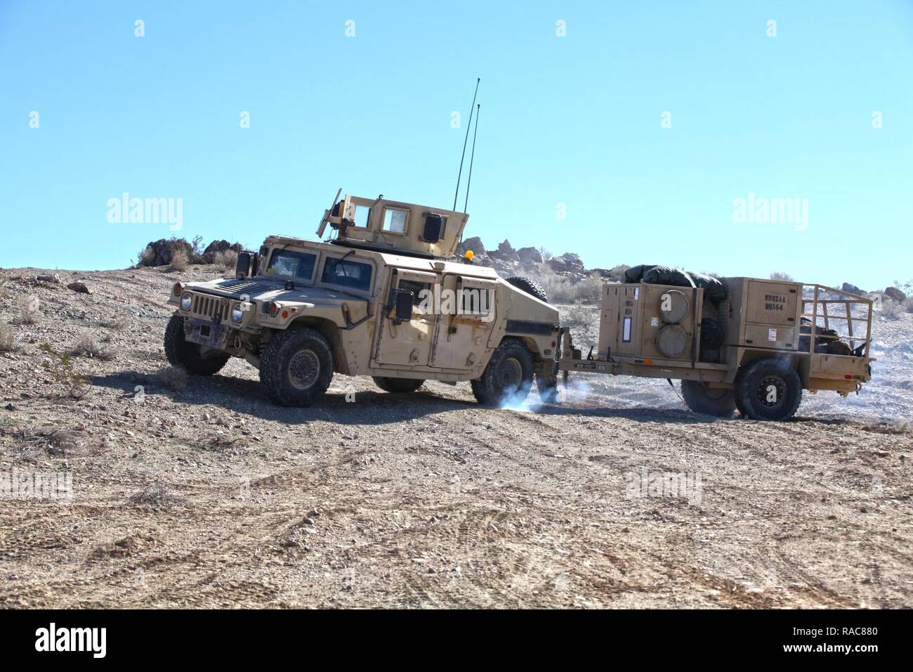 U.S. Army High Mobility Multi-Wheeled Vehicle (HMMWV) from the 1st ...