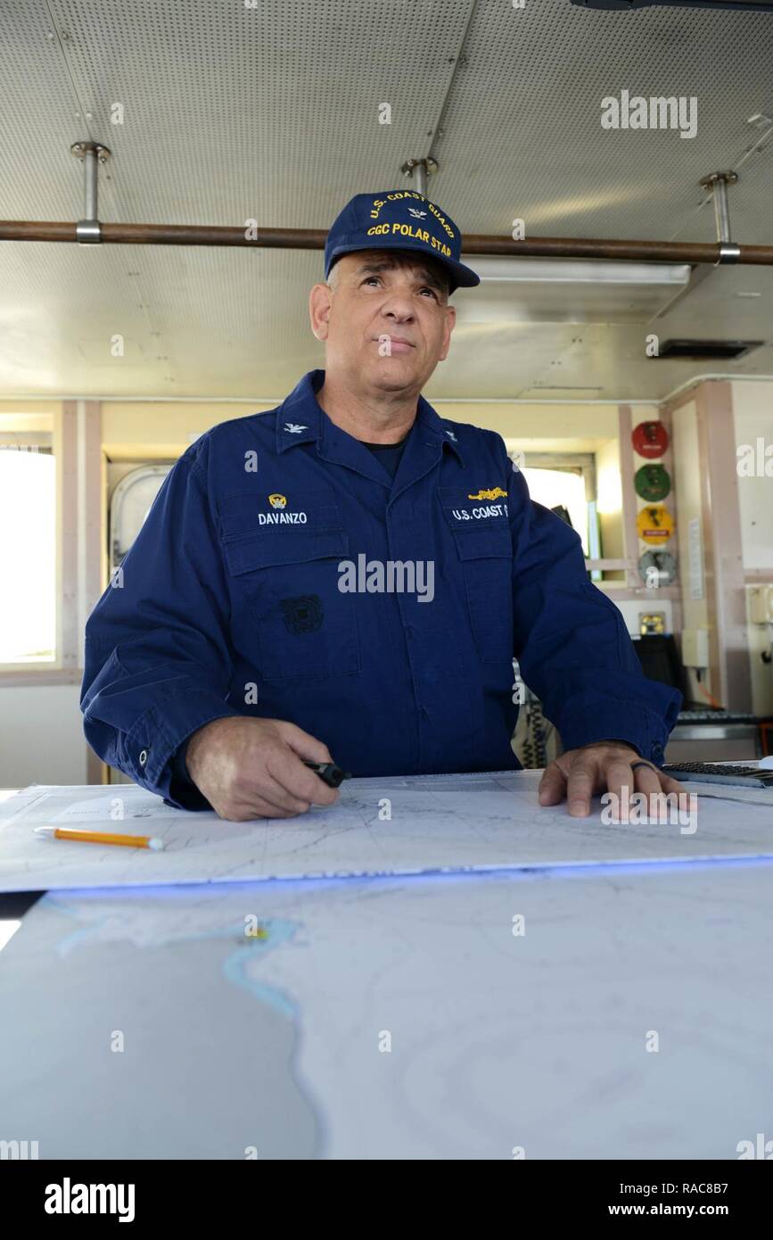 U.S. Coast Guard Capt. Michael Davanzo, commanding officer of the ...