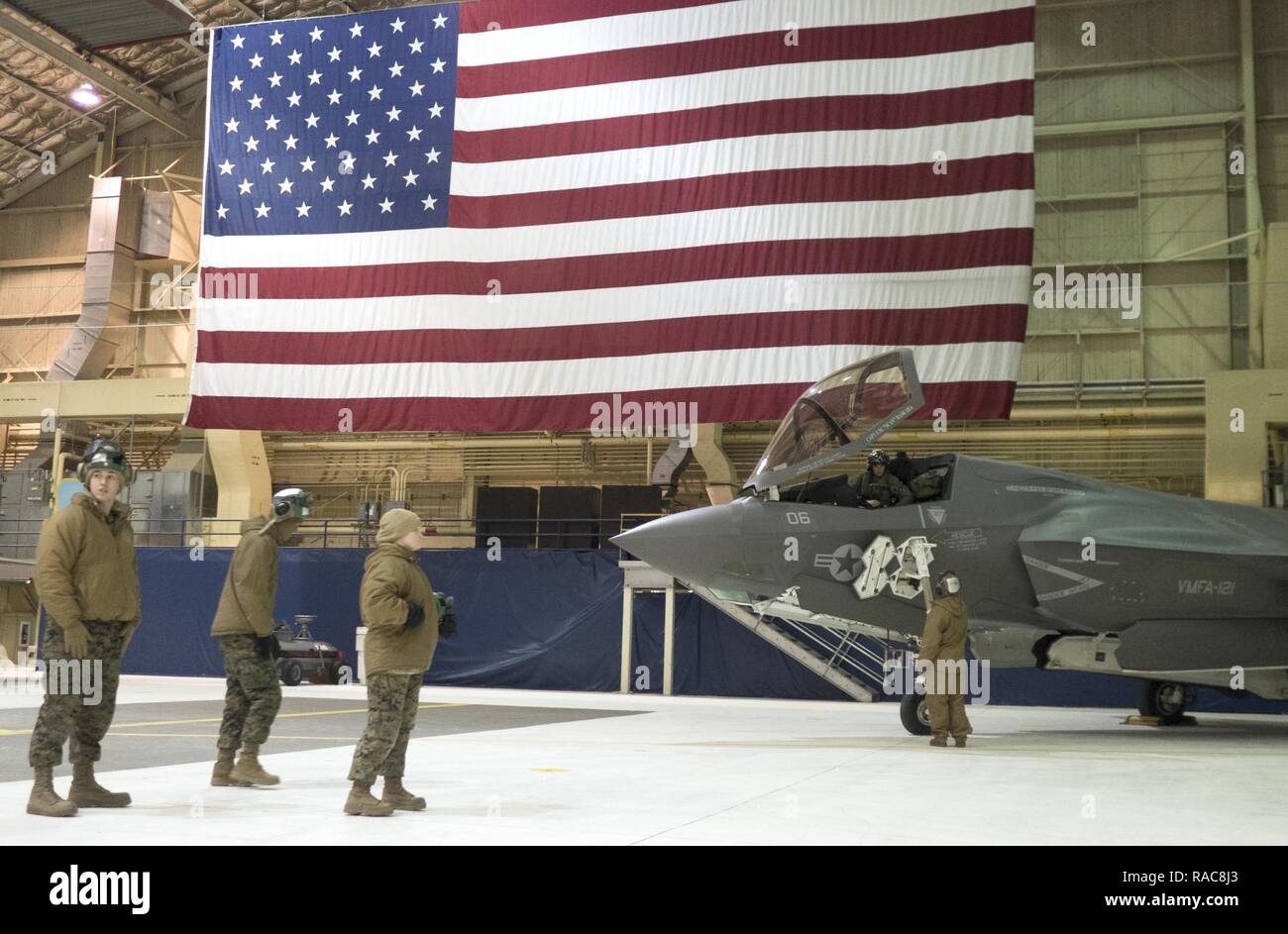 Marines assigned to Marine Fighter Attack Squadron (VMFA) 121, 3rd ...