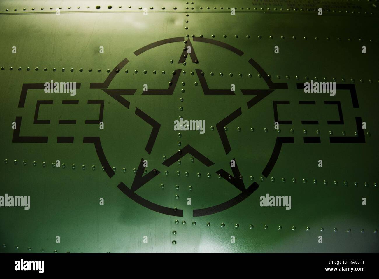 An U.S. Air Force roundel decorates a UH-1N Iroquois at Minot Air Force ...