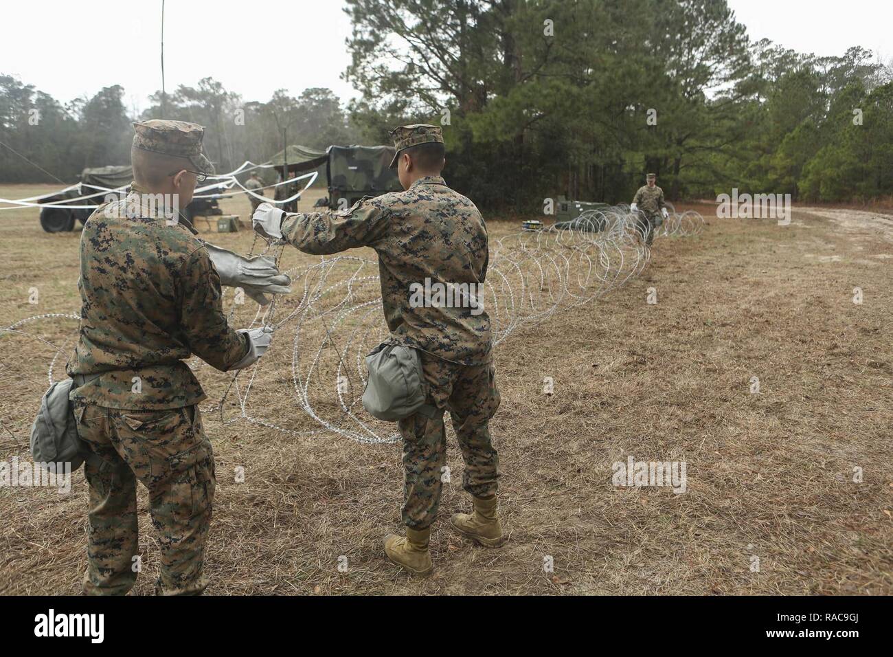 U.S. Marines with Combat Logistics Regiment (CLR) 2 , 2nd Marine ...