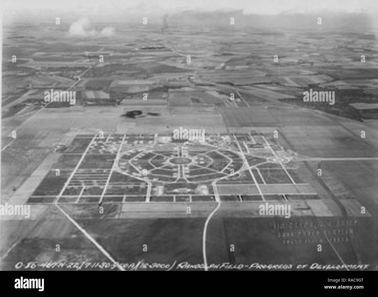 Randolph Field under construction in 1930. On Oct. 1, 1931, the Air ...