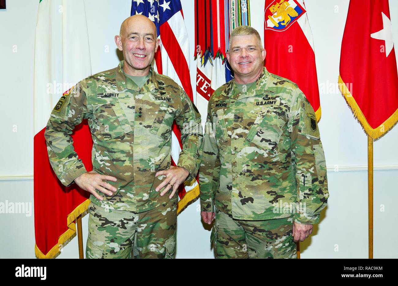 Lt. Gen. Charles D. Luckey (left), Commanding General U.S. Army Reserve ...