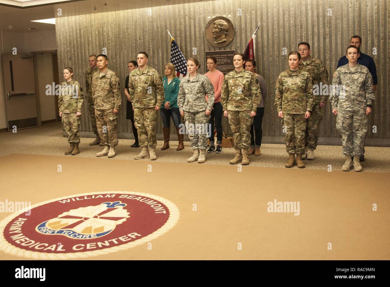 William Beaumont Army Medical Center held a mass promotion ceremony ...