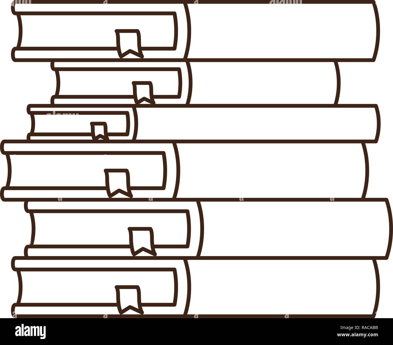 stack of books isolated icon Stock Vector Image & Art - Alamy