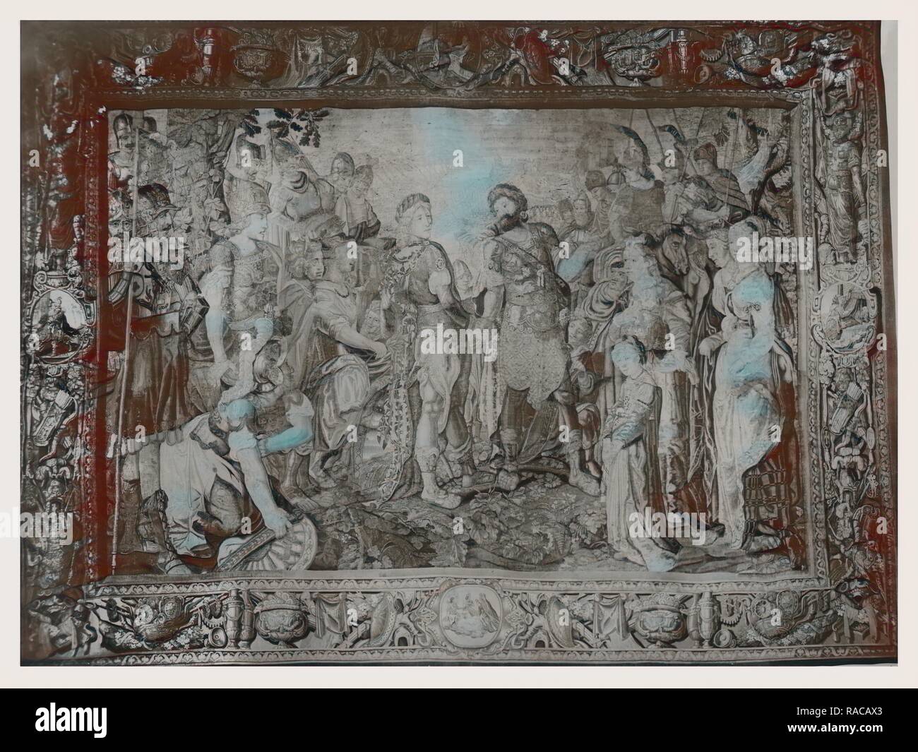 Mark Antony and Octavian meet in Italy and divide Empire into three ...