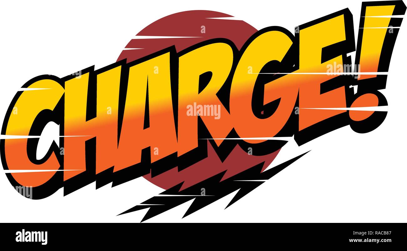 charge word text greeting sign label vector Stock Vector Image & Art ...