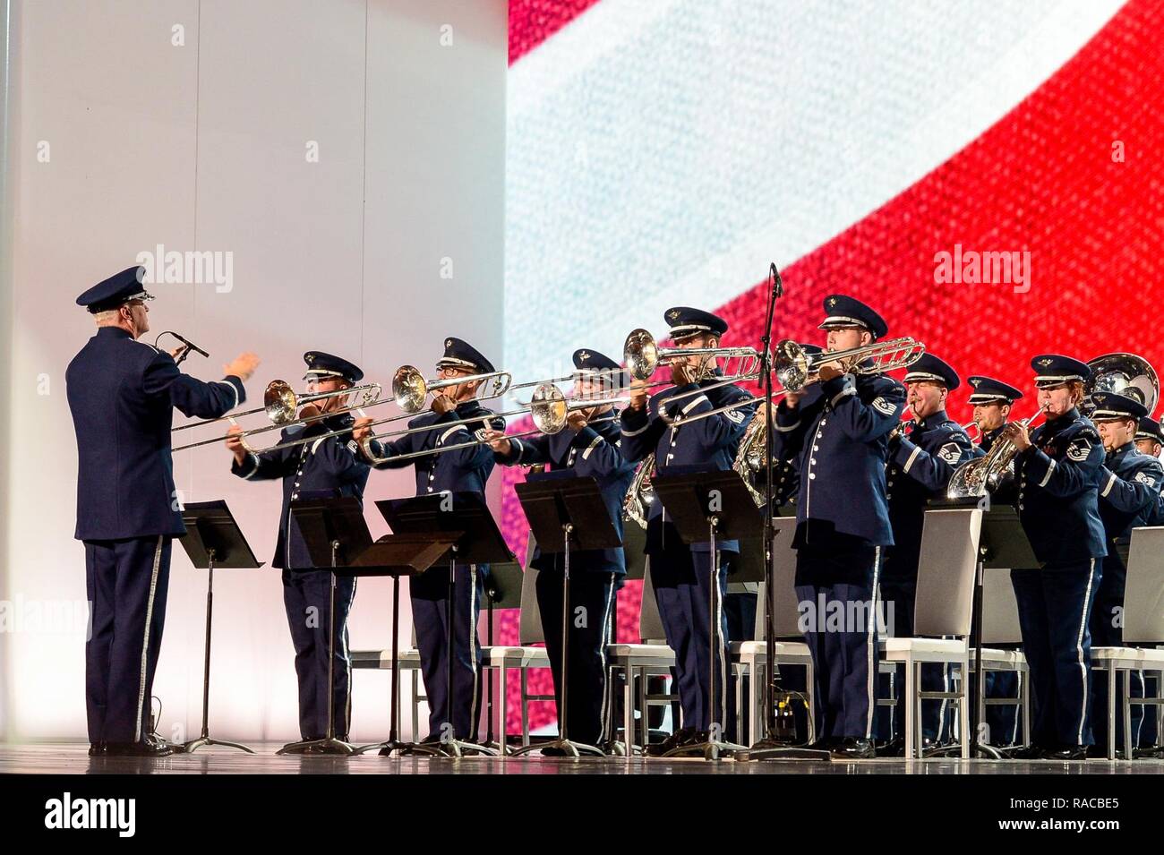 The Air Force Band performs at the Liberty Ball, honoring the 58th ...