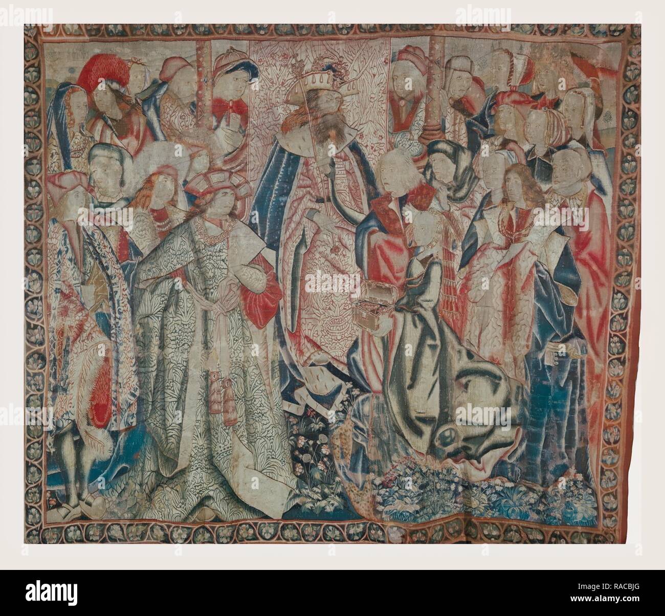 Solomon and queen of Sheba: homage to Solomon (?. Reimagined by Gibon ...