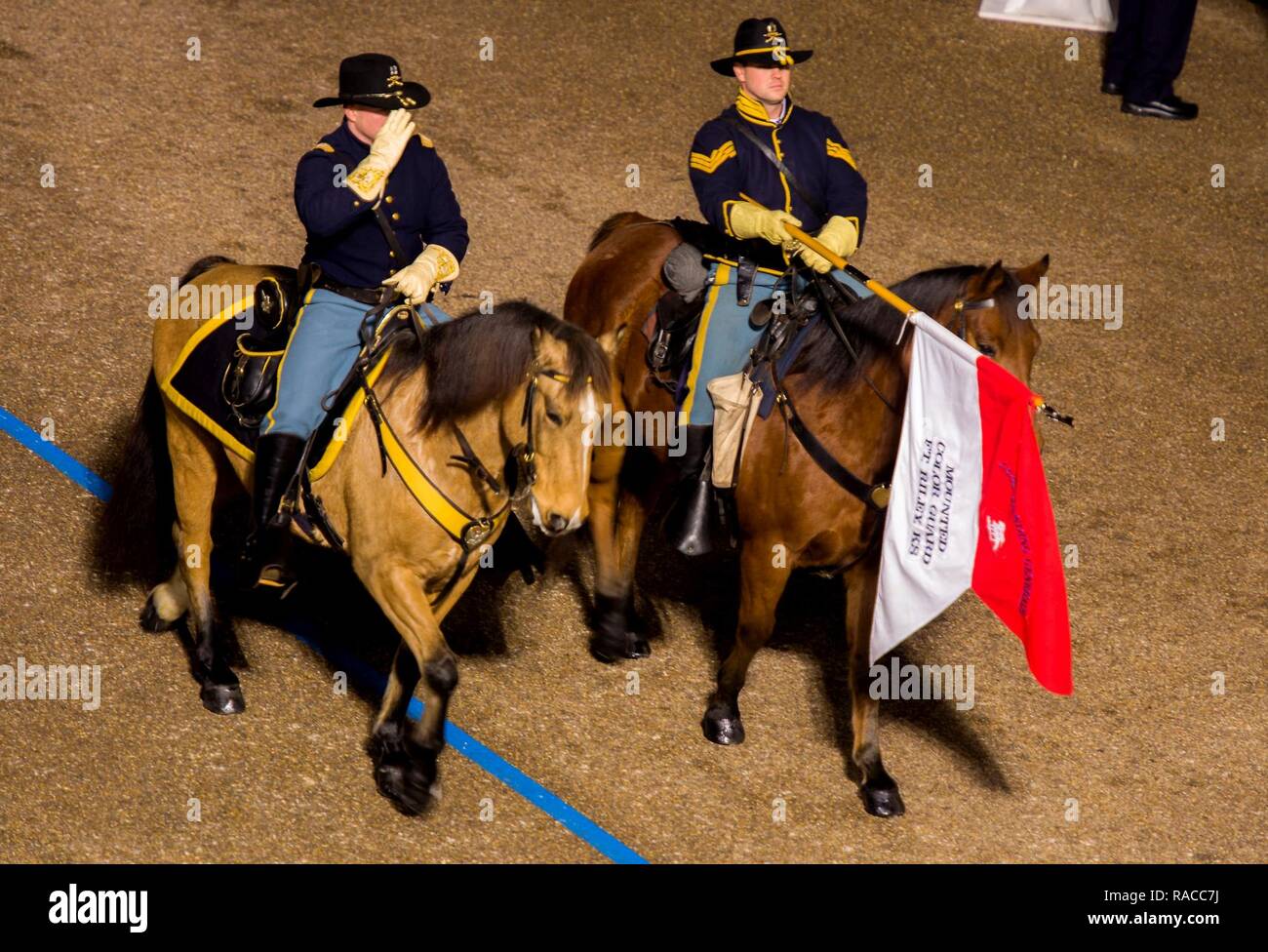 The commanding generals mounted color guard hi-res stock photography ...