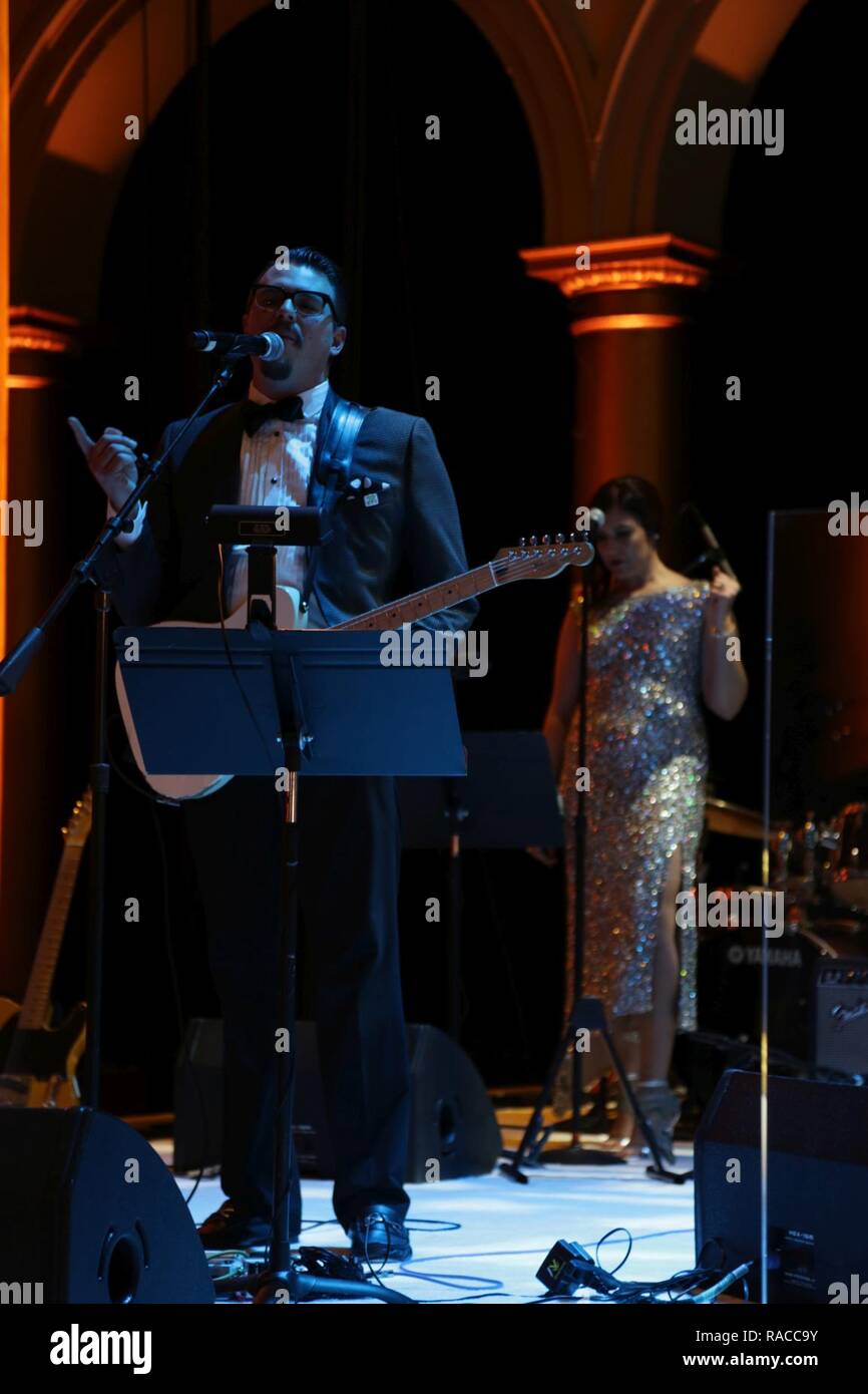 The Josh Weathers Band preforms during the Salute to Our Armed Services ...