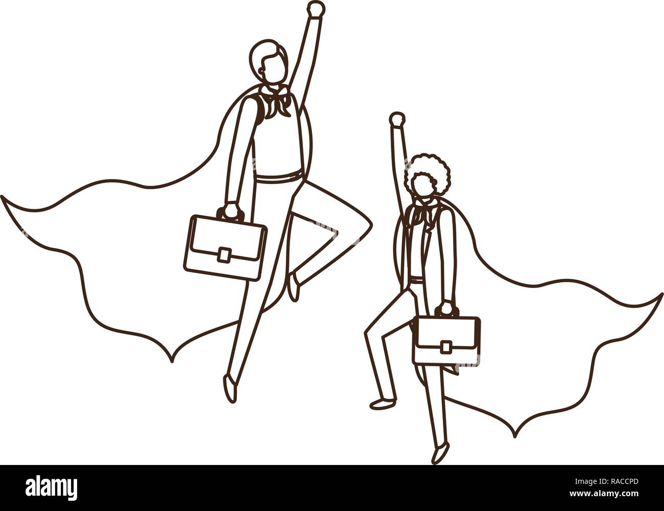 business men with hero coat Stock Vector Image & Art - Alamy